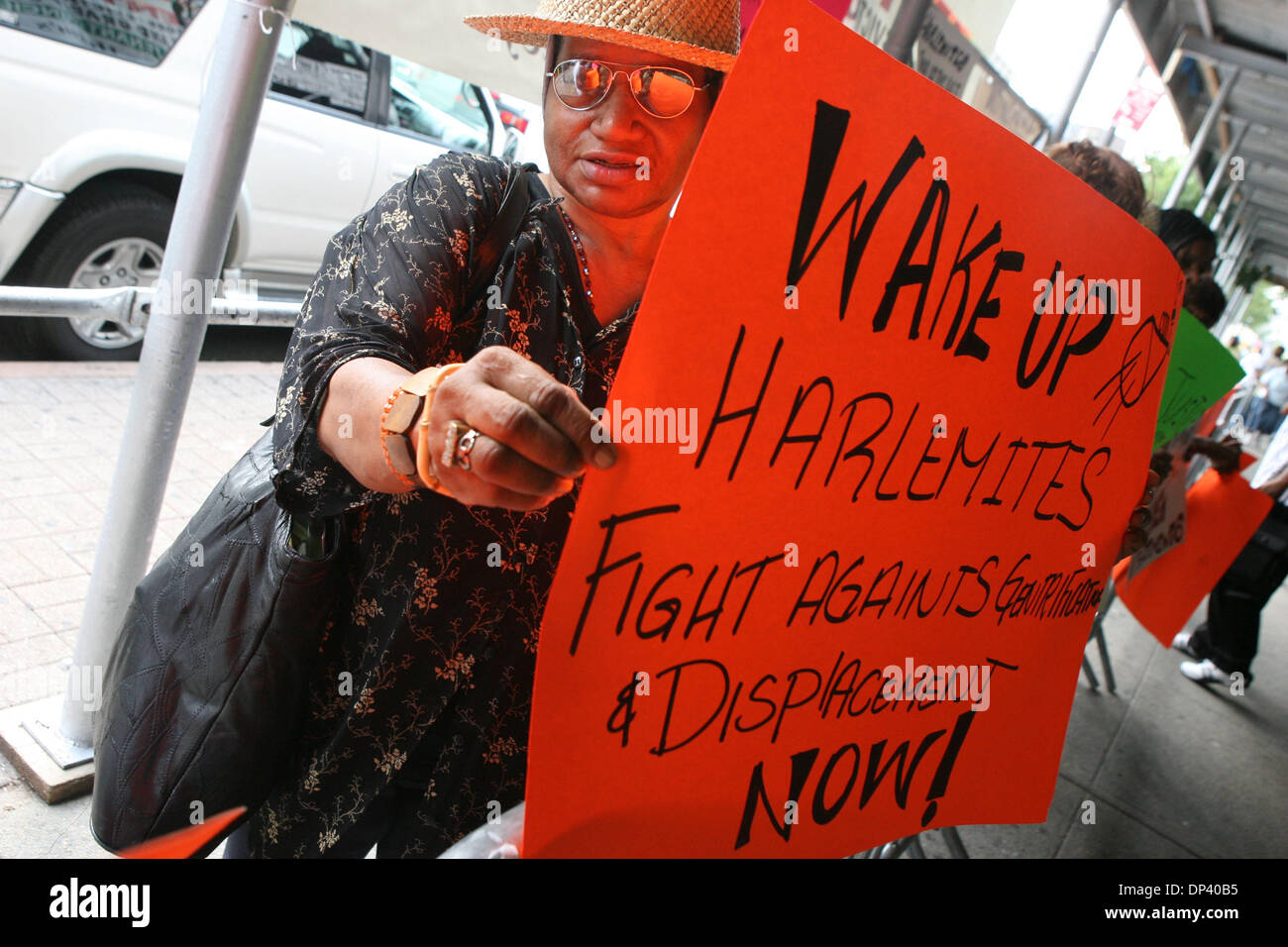 Jul 19, 2006; Manhattan, NY, USA; People protesting against ...