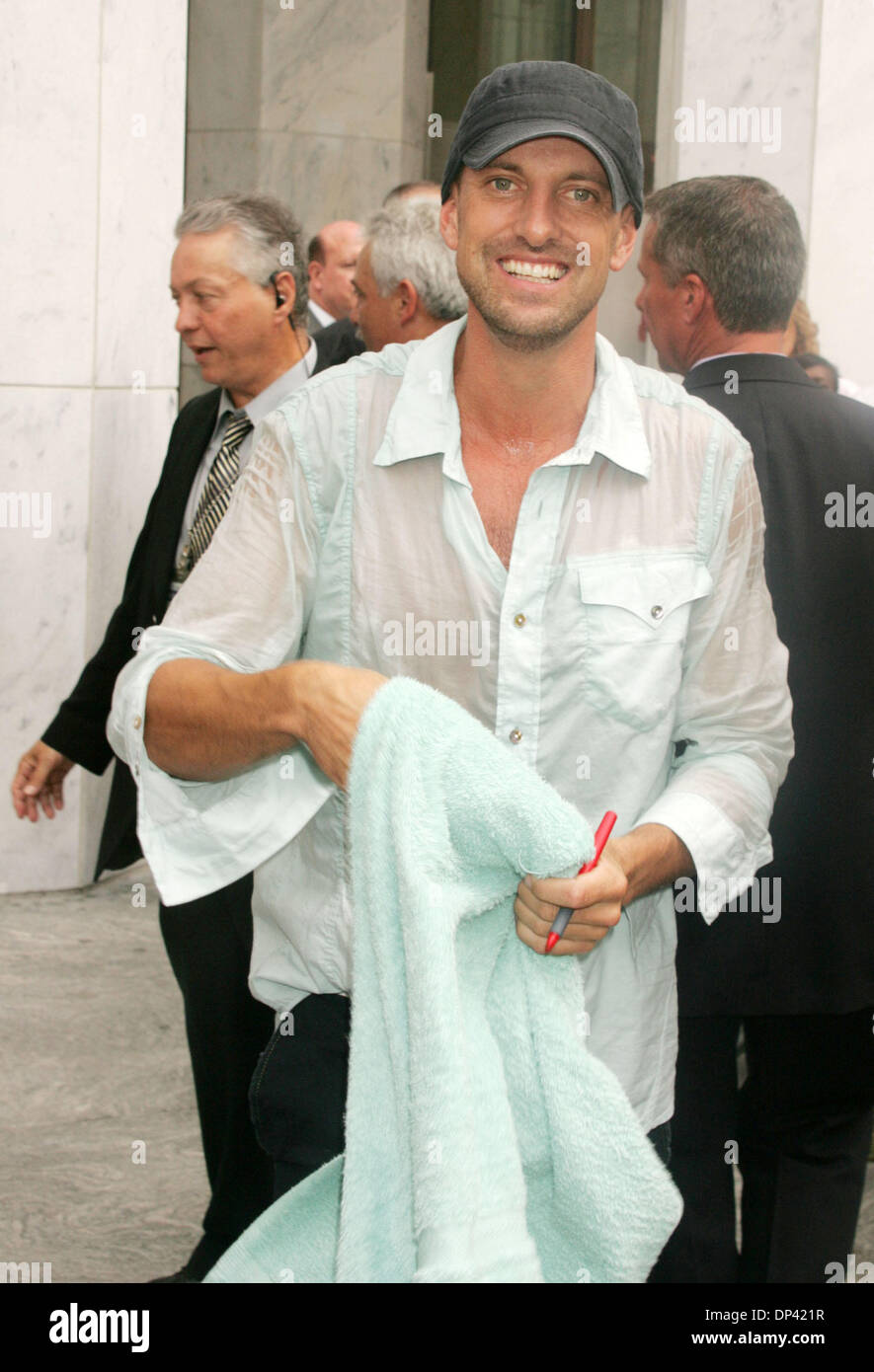 Jul 21, 2006; New York, NY, USA; Singer DANIEL POWTER poses for photos ...