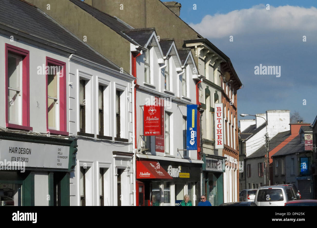 Main Street Donegal Town County Donegal Ireland Stock Photo - Alamy