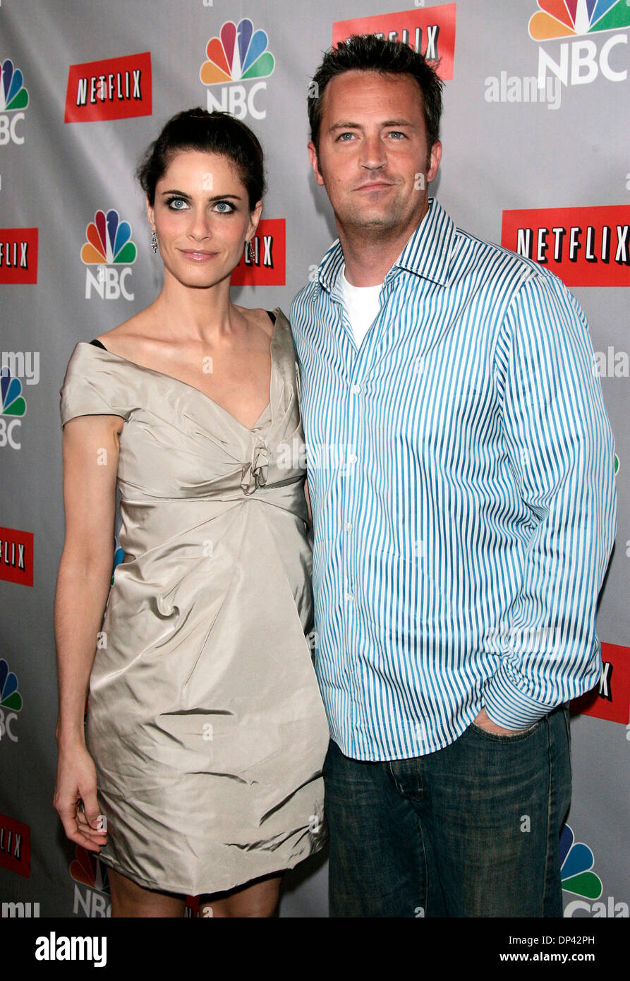 Jul 22, 2006; Pasadena, California, USA; Actor MATTHEW PERRY & Actress ...
