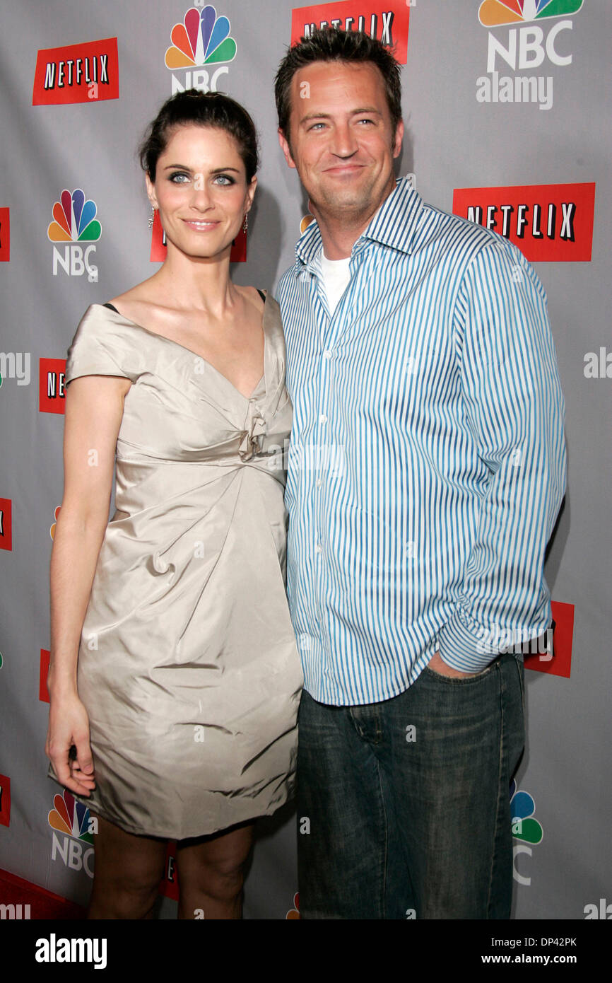 Jul 22, 2006; Pasadena, California, USA; Actor MATTHEW PERRY & Actress ...
