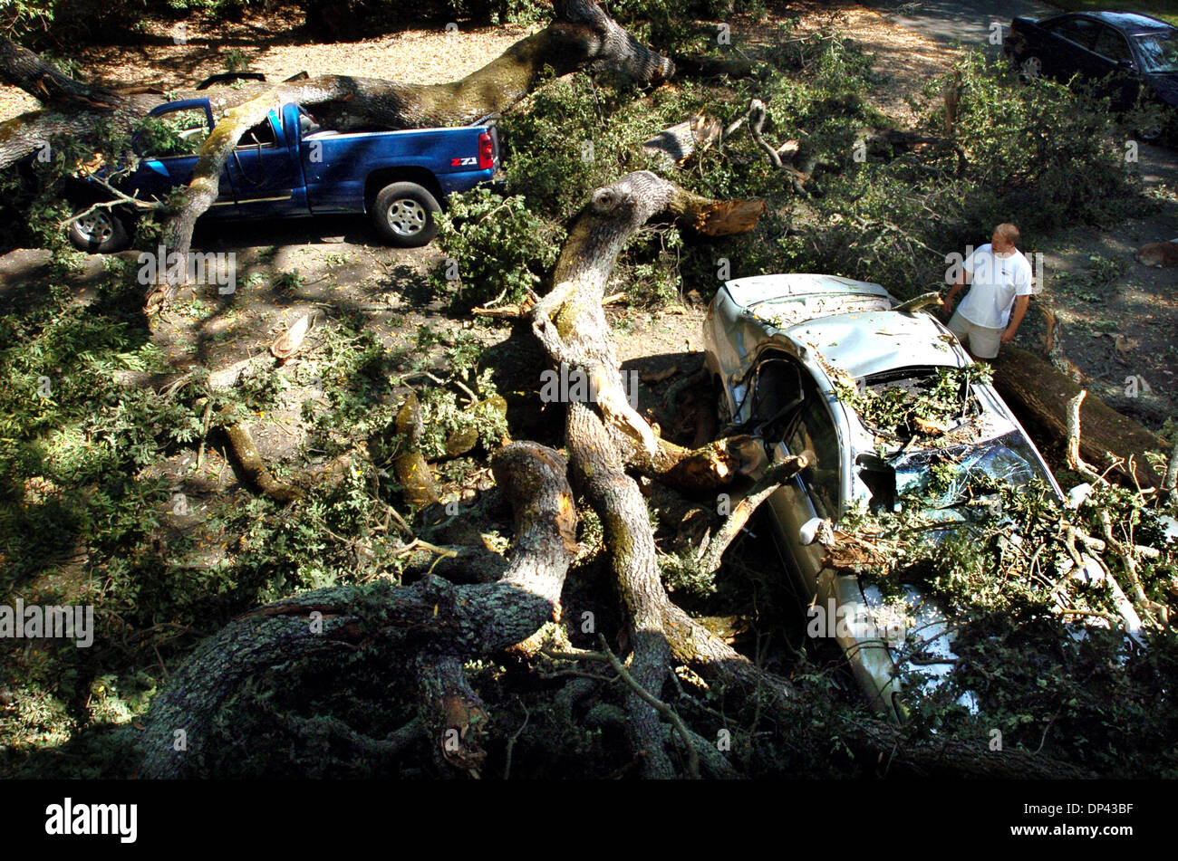 Jul 22, 2006; Martinez, CA., USA; Hal and Heather Ballenger look at one ...