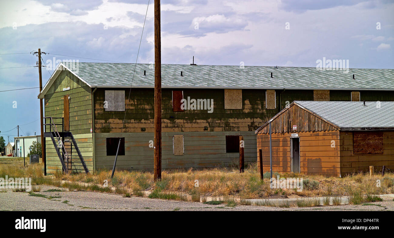 Jul 23, 2006; Jeffrey City, Wyoming, USA; Workers' Barracks #2 in ...