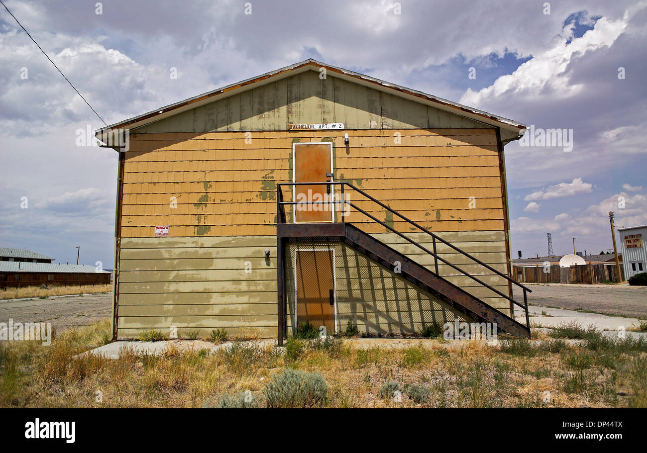 Jul 23, 2006; Jeffrey City, Wyoming, USA; Bachelor Barracks #2 in ...