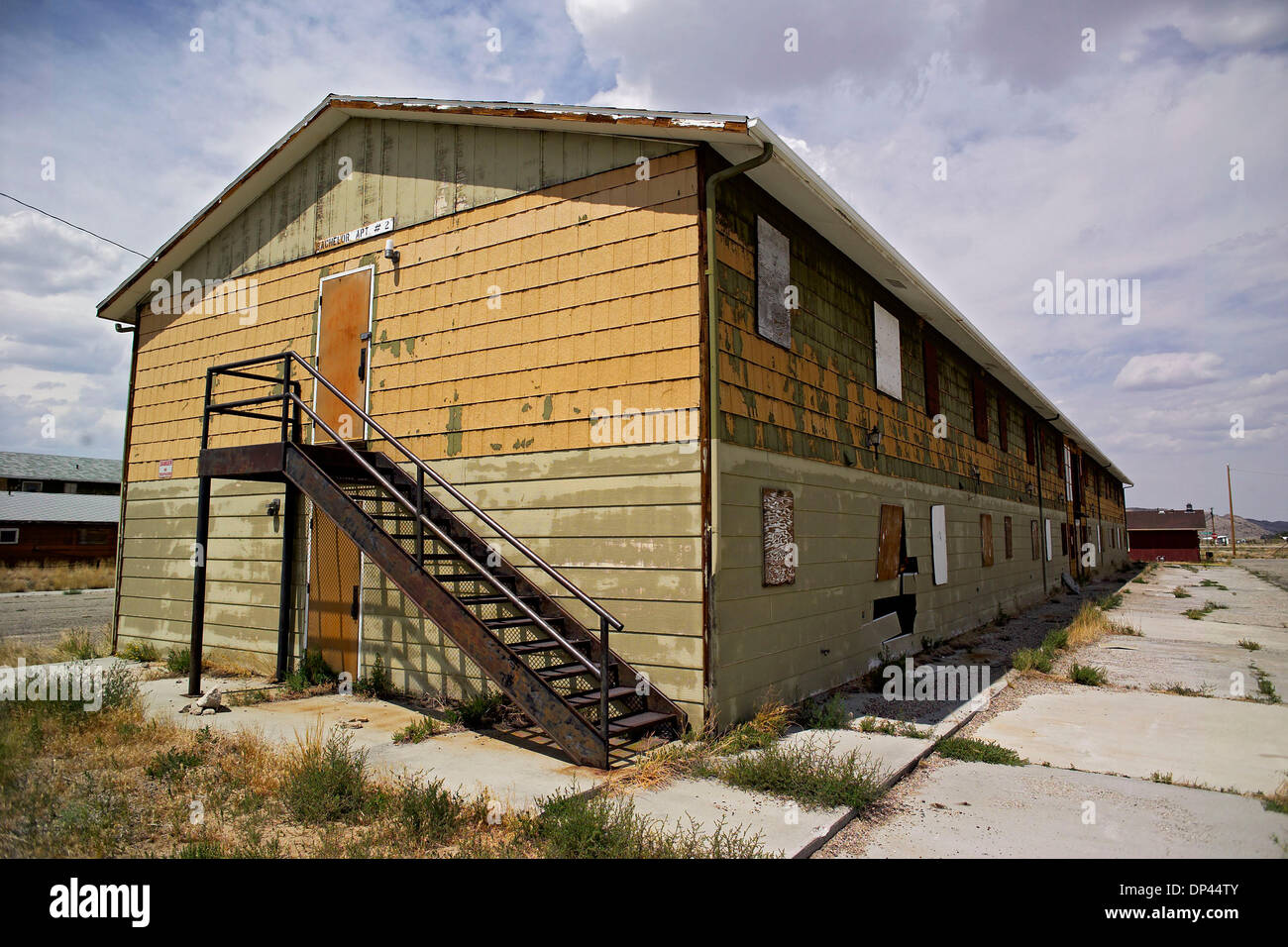 Jul 23, 2006; Jeffrey City, Wyoming, USA; Workers' Barracks #2 in ...