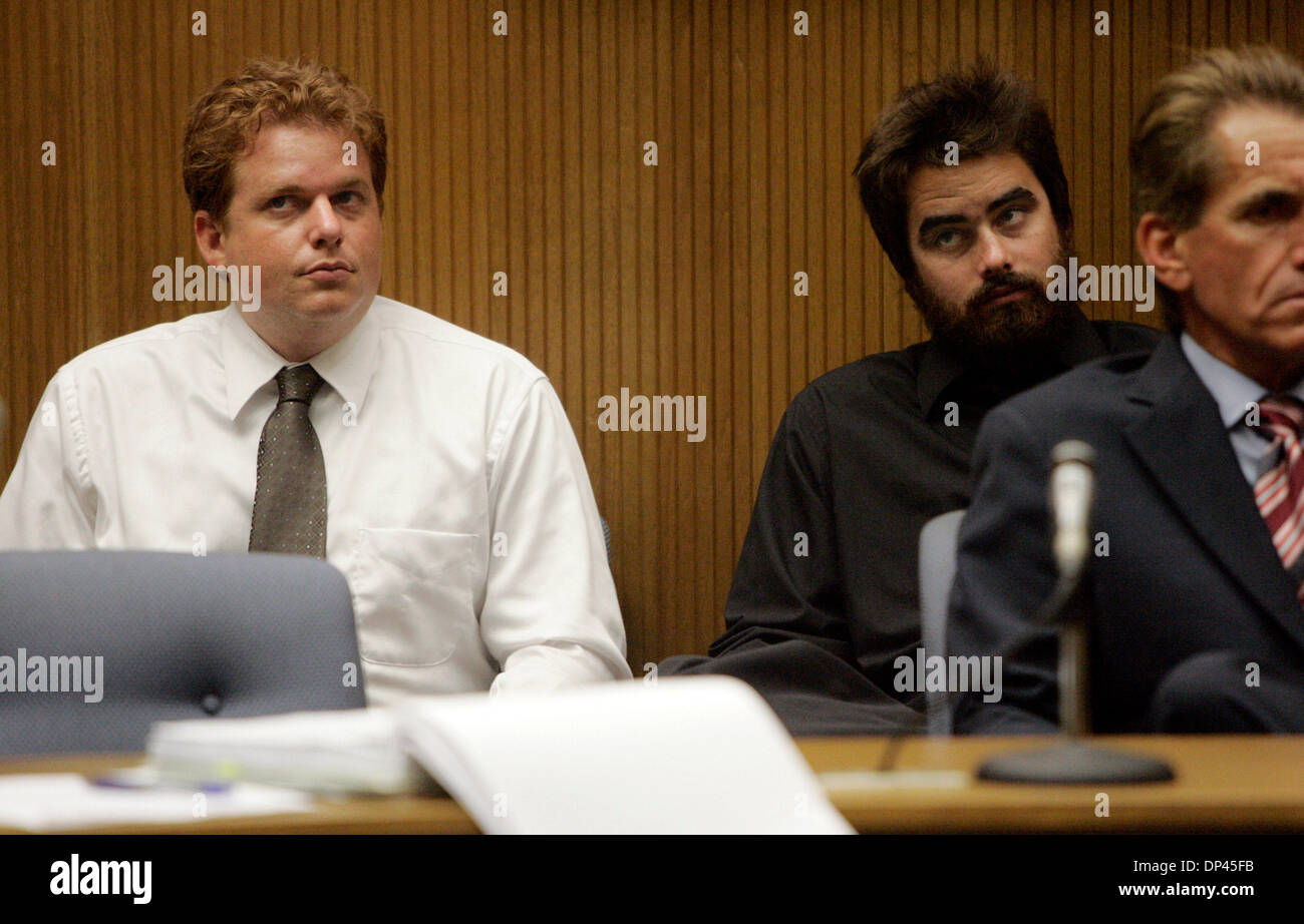 Jul 25, 2006; Del Mar, CA, USA; ZACHARY BUBECK (left) and RYAN ...