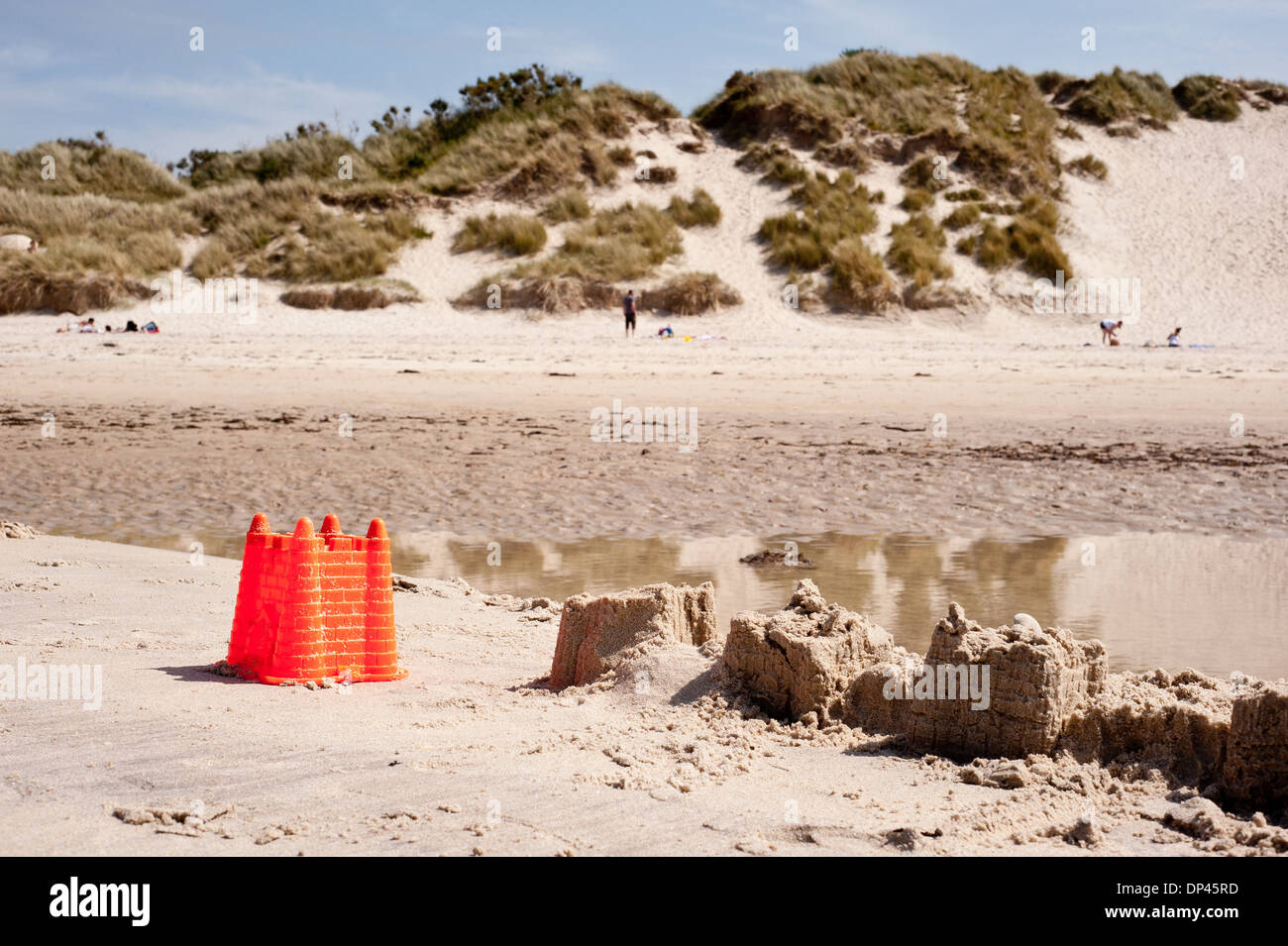 Falling down sandcastle hi-res stock photography and images - Alamy