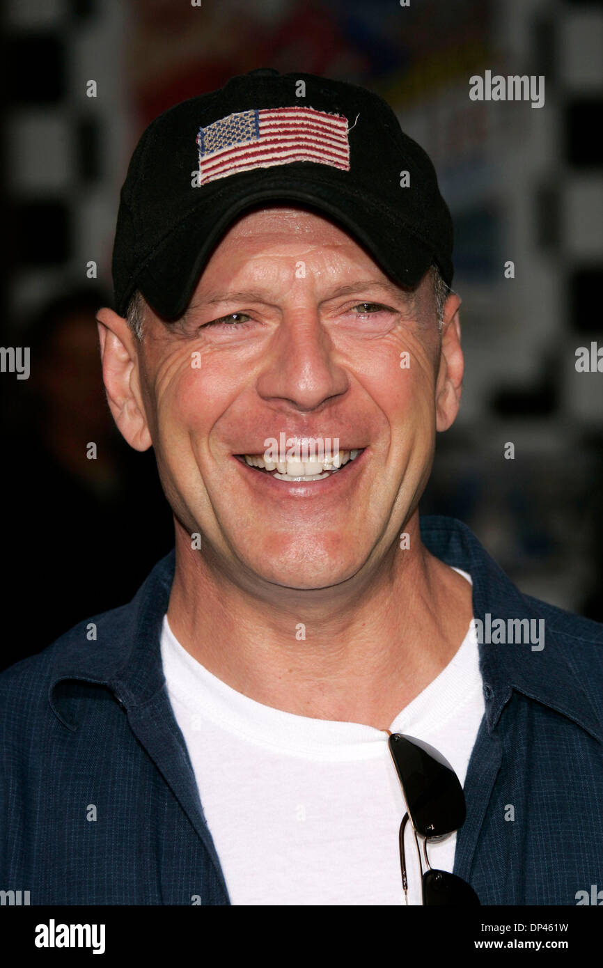 Jul 26, 2006; Hollywood, California, USA; Actor BRUCE WILLIS at the ...