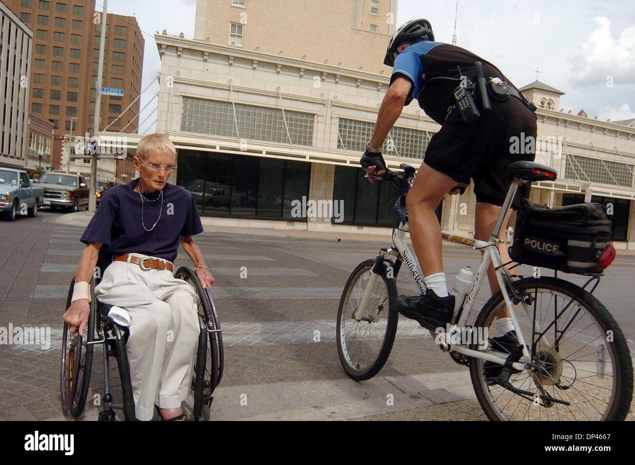 Jul 26, 2006; San Antonio, TX, USA; Judy Babbitt, manager of the city's disability access office ...