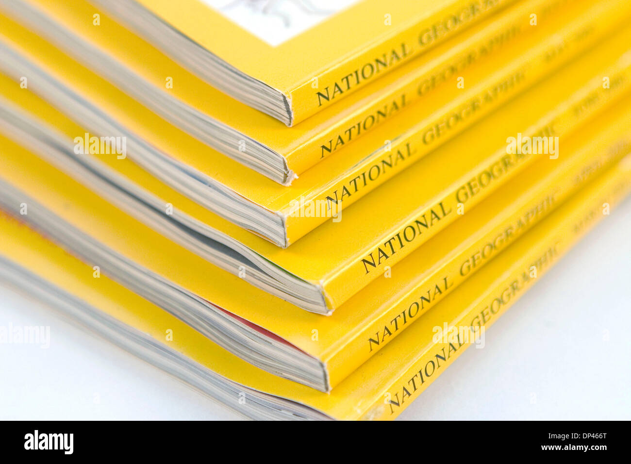 Jul 26, 2006; Los Angeles, CA, USA; A stack of National Geographic ...