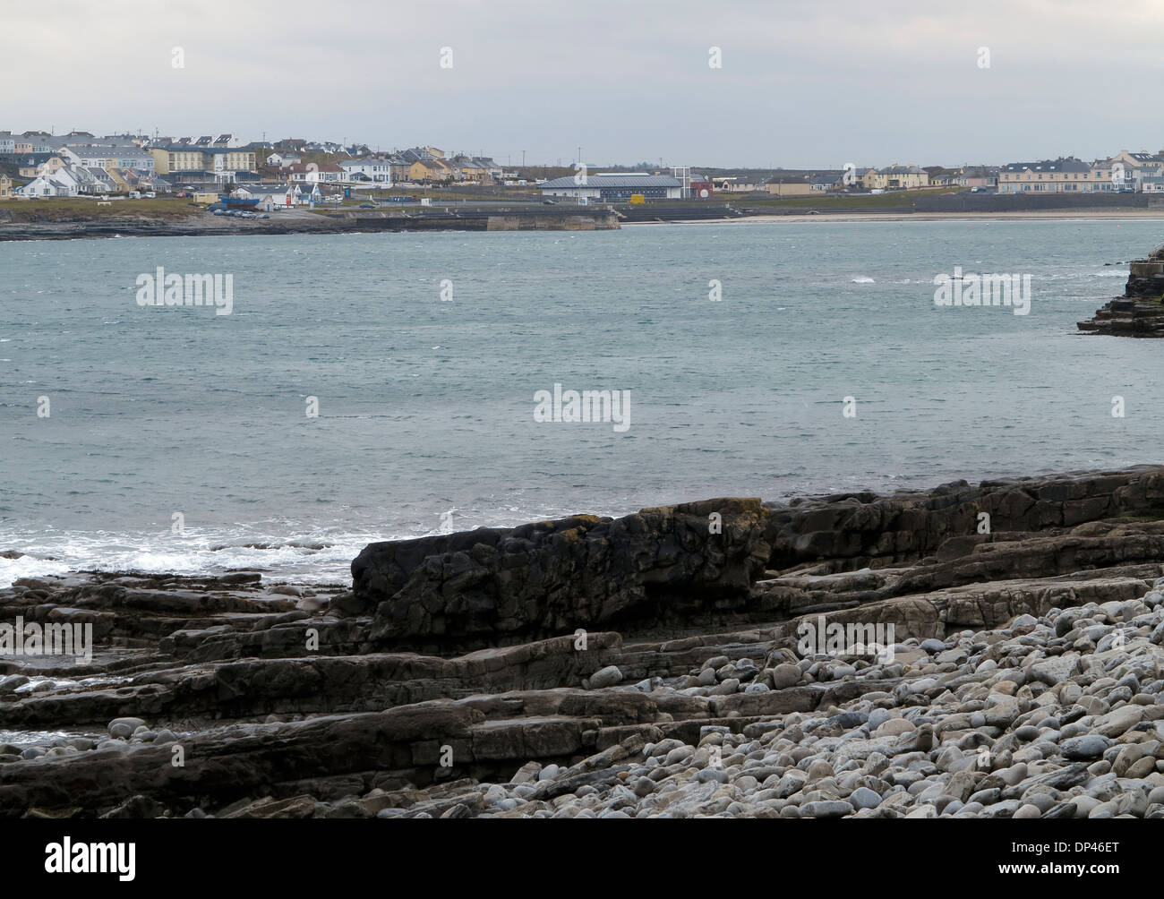 Kilkee County Clare Ireland a popular Irish beach town Stock Photo - Alamy