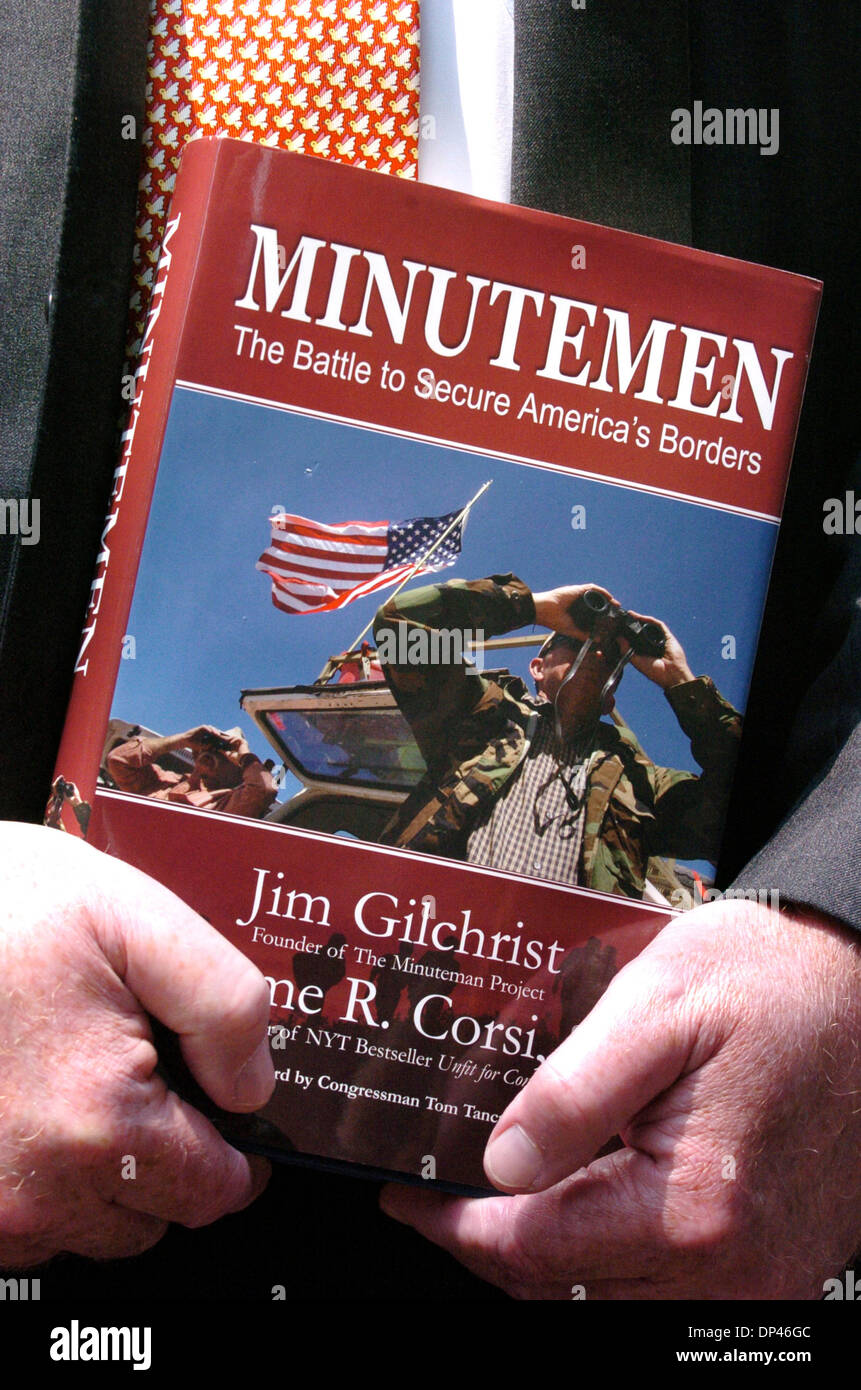Jul 26, 2006; Manhattan, NY, USA; Minuteman Project founder Jim ...