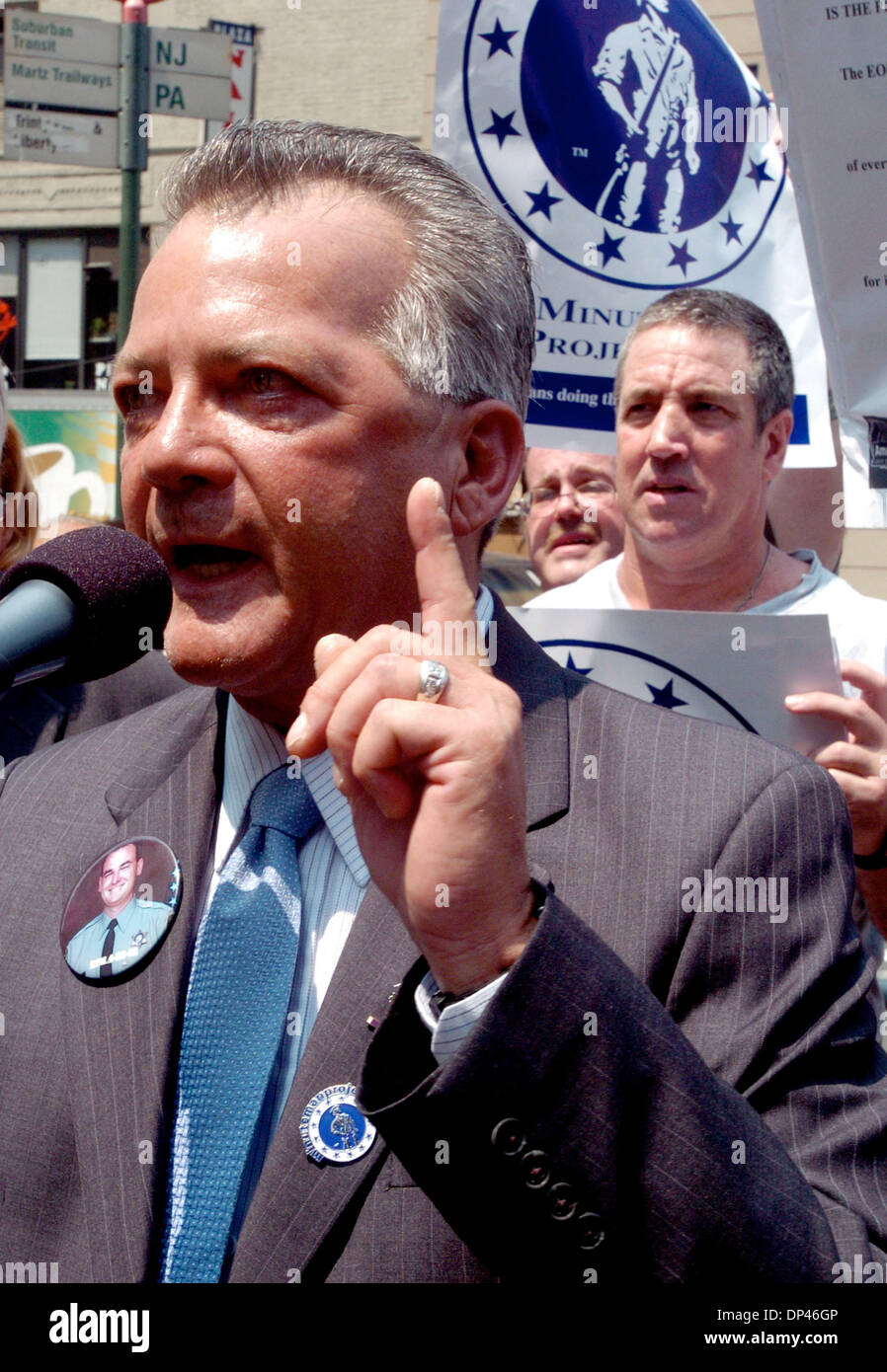 Jul 26, 2006; Manhattan, NY, USA; Minuteman Project founder JIM ...