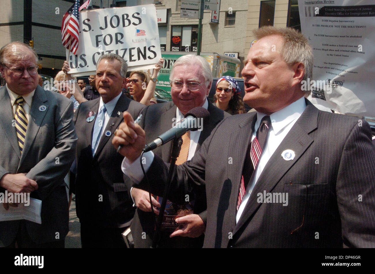 Jul 26, 2006; Manhattan, NY, USA; Minuteman Project founder JIM ...