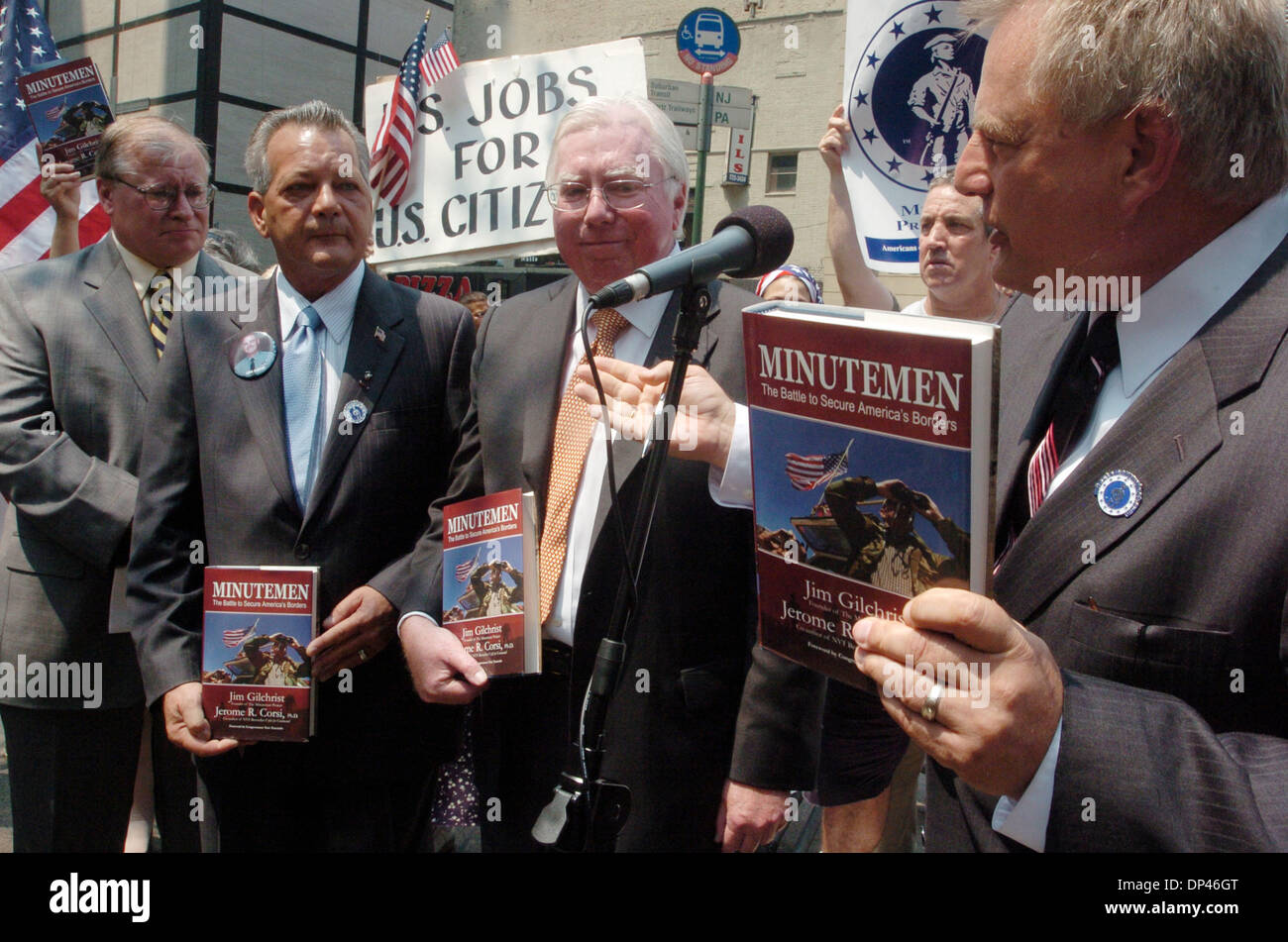 Jul 26, 2006; Manhattan, NY, USA; Minuteman Project founder JIM ...
