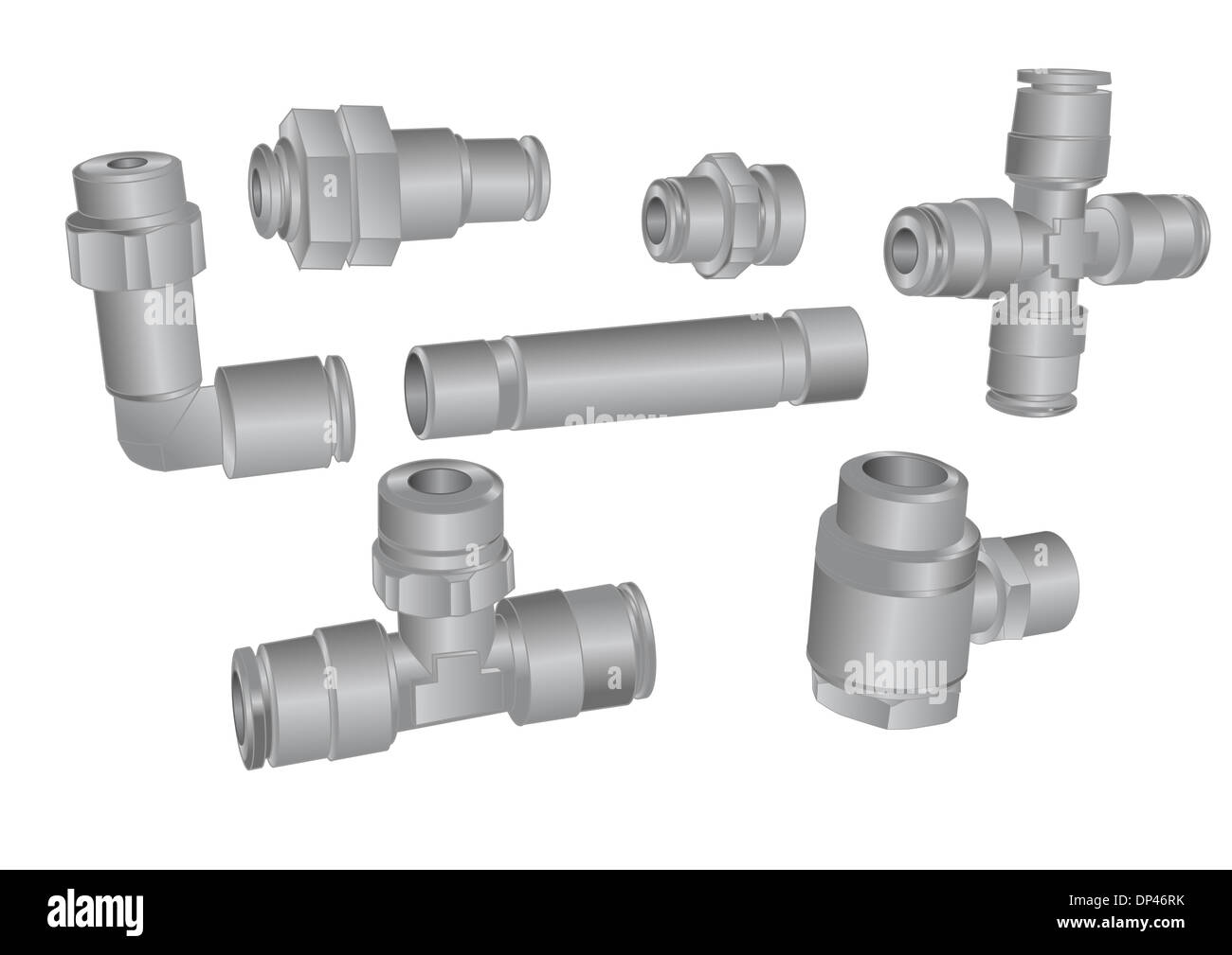 set of plastic tube Stock Photo - Alamy