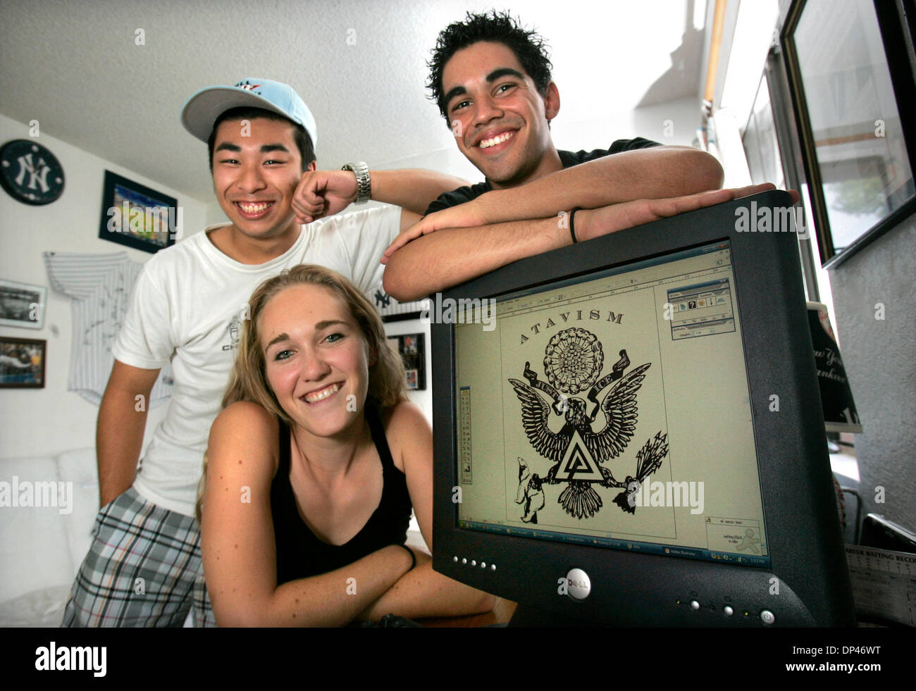 Jul 27, 2006; San Diego, CA, USA; Portrait of Atavism personnel with ...