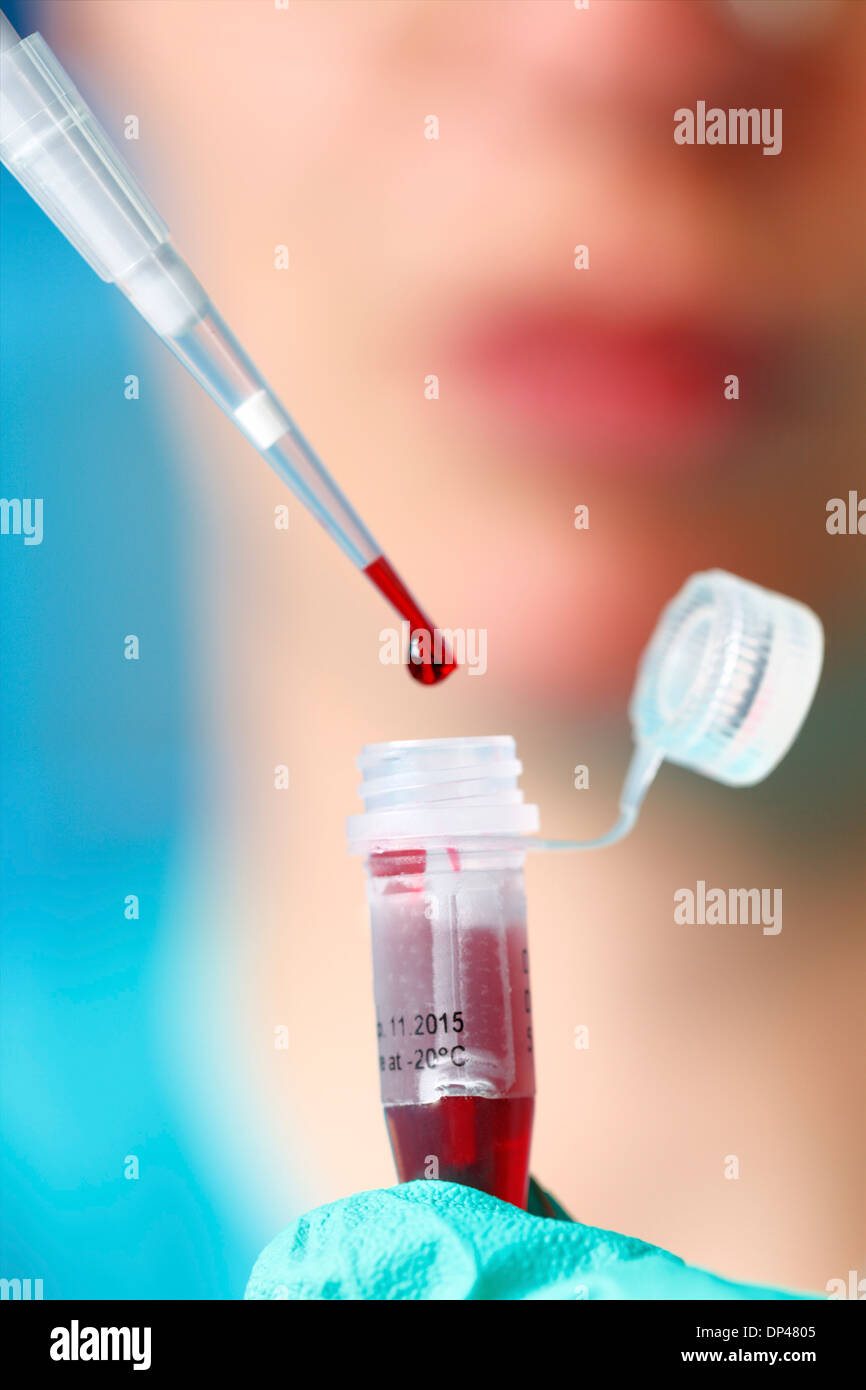One blood sample hi-res stock photography and images - Alamy