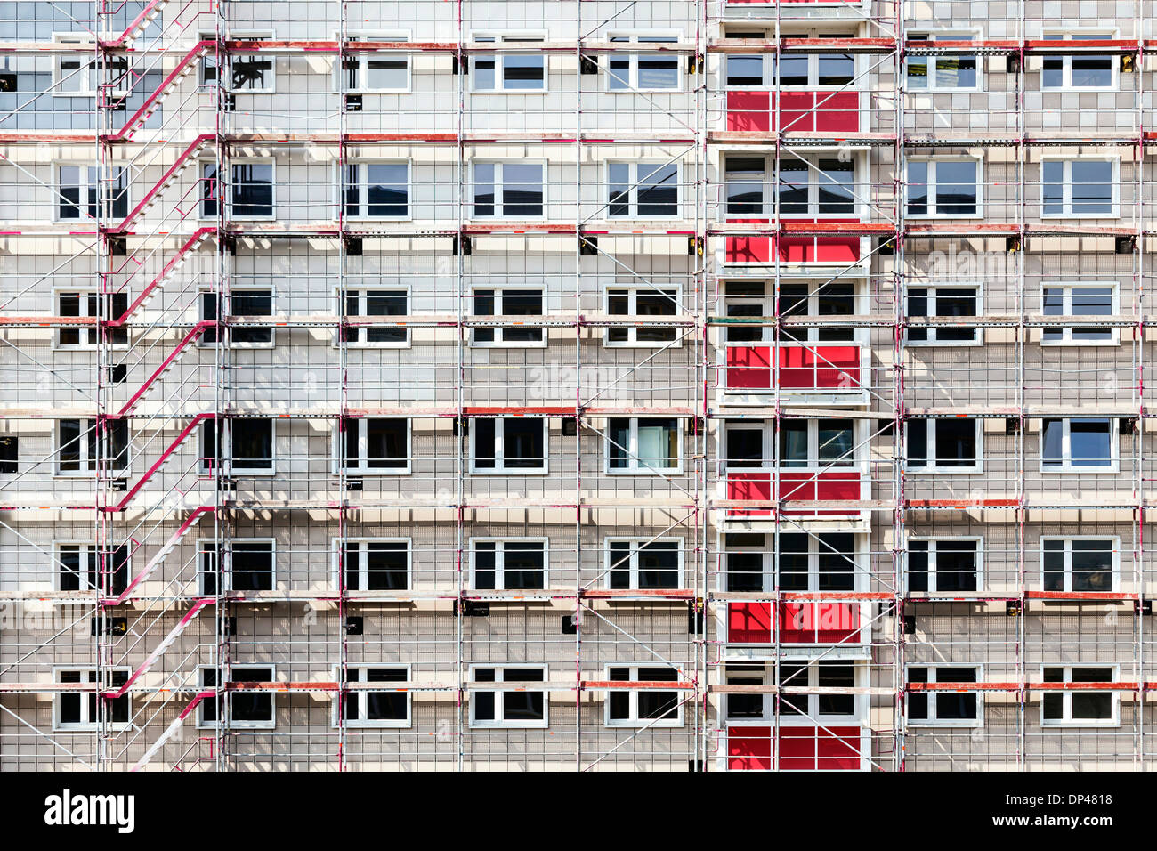 Scaffolding renovation multi storey hi-res stock photography and images ...