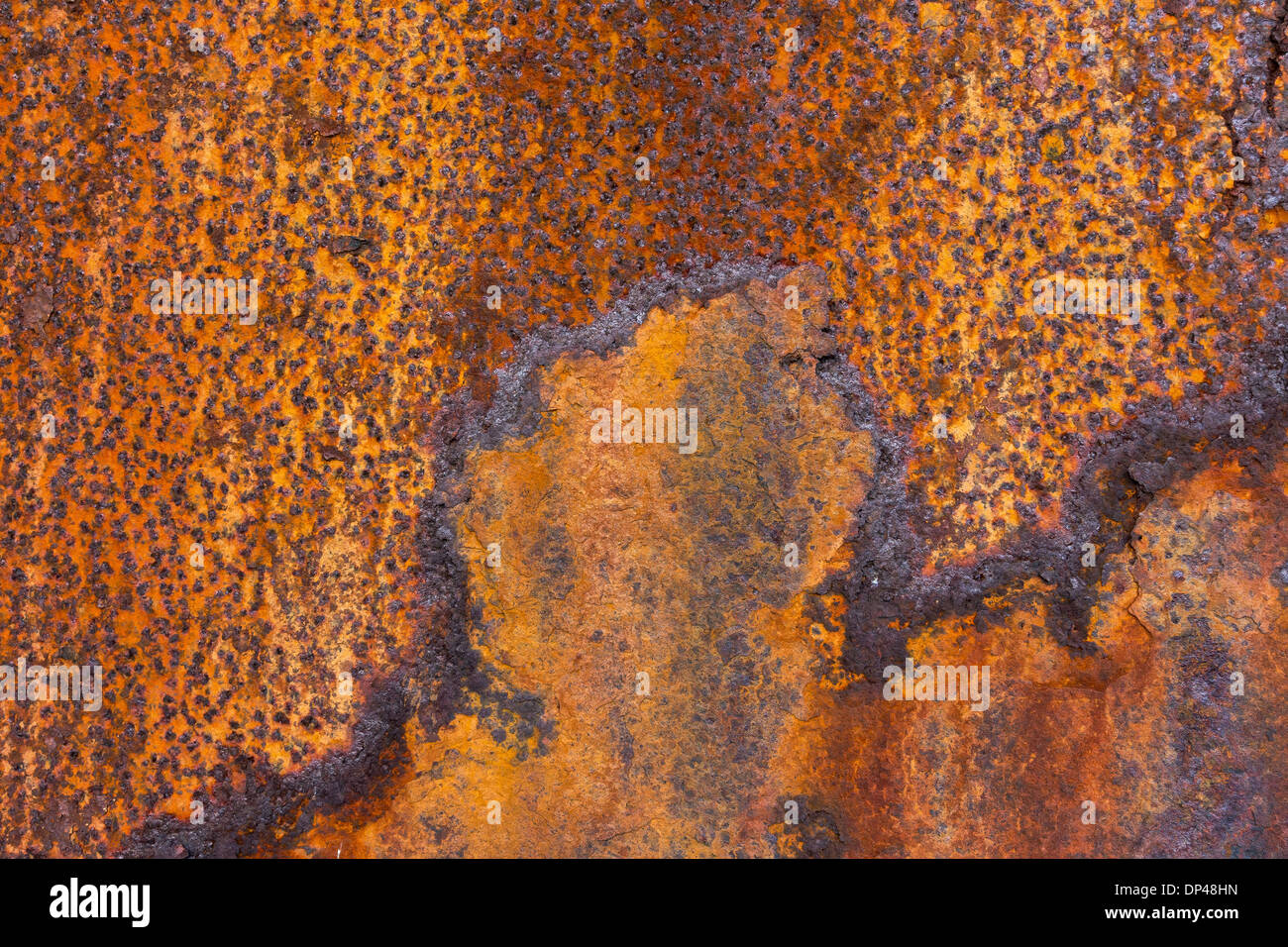 Colors and porous surface texture of rust Stock Photo - Alamy