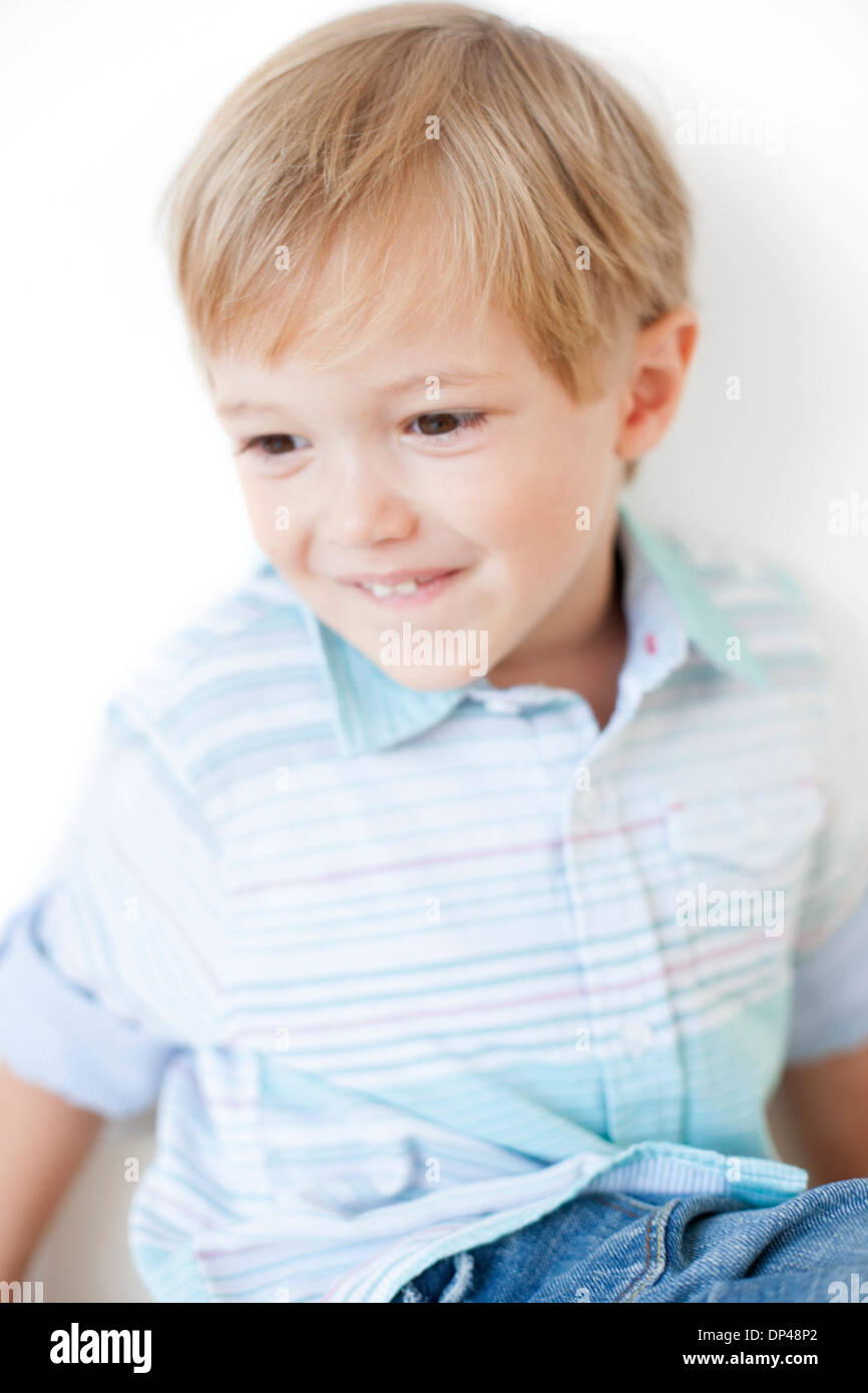 Four Year Old Boy Stock Photo Alamy