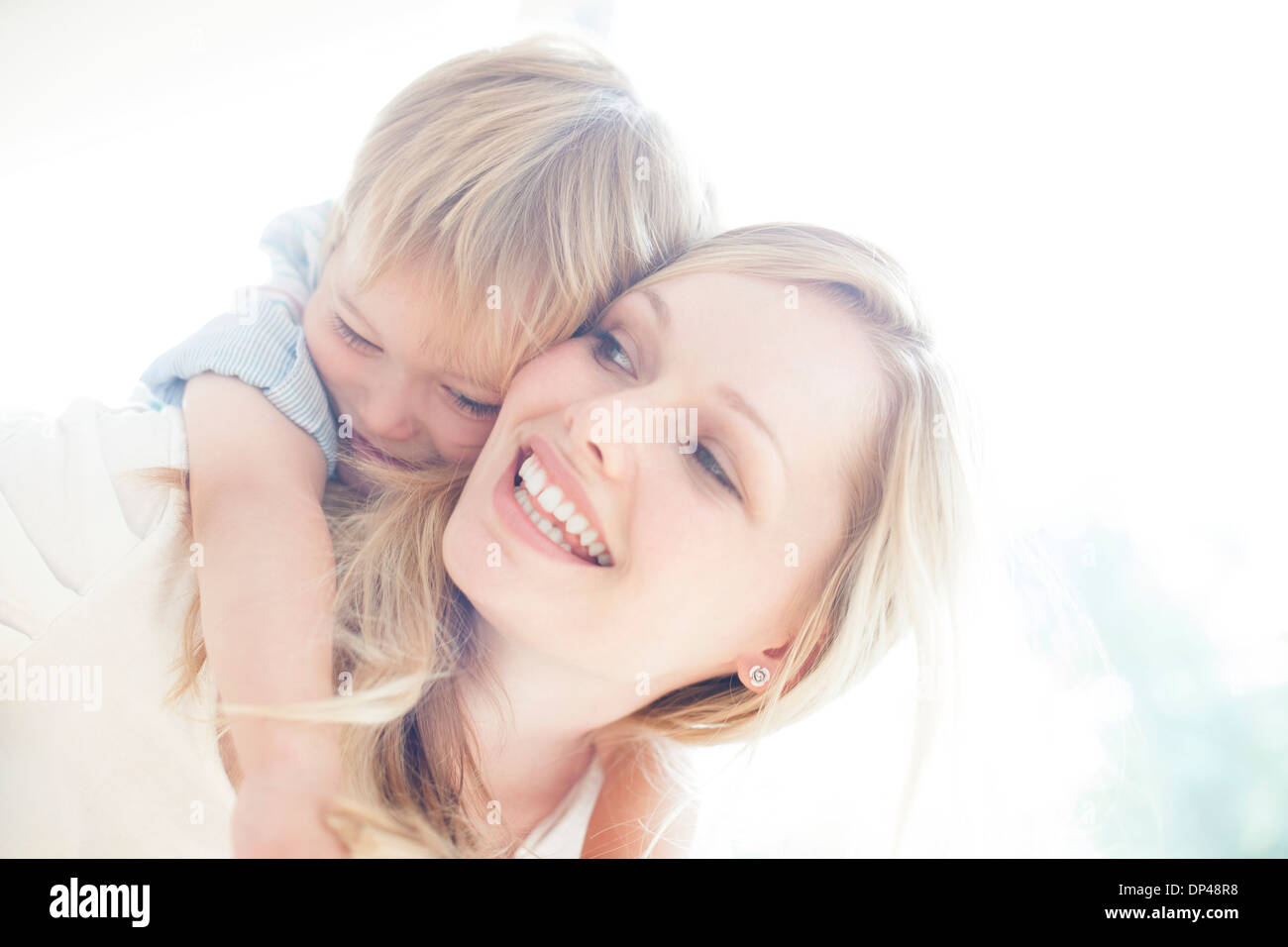 Mother and son Stock Photo - Alamy