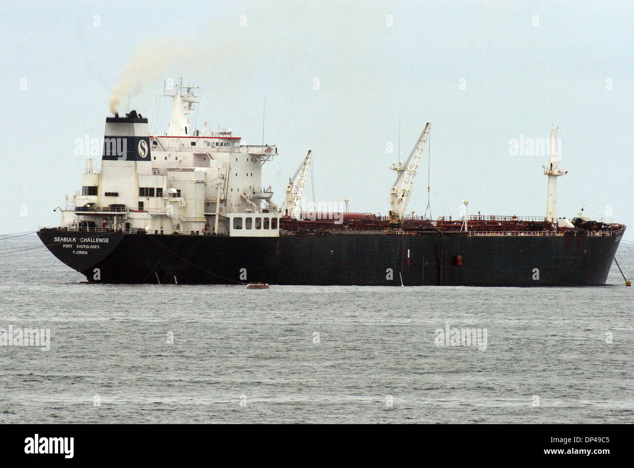 Jul 30, 2006; Los Angeles, CA, USA; A double-bottom chemical tanker ...