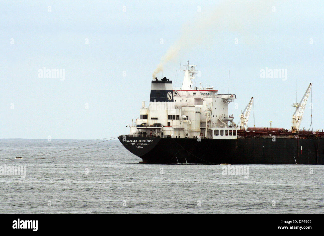 Jul 30, 2006; Los Angeles, CA, USA; A double-bottom chemical tanker ...