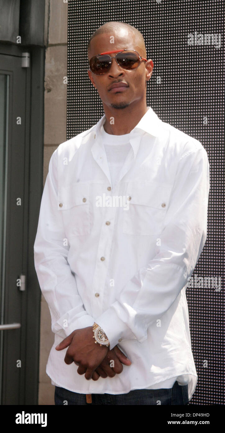 Jul 31, 2006; New York, NY, USA; Hop hop artist and rapper T.I. at the ...