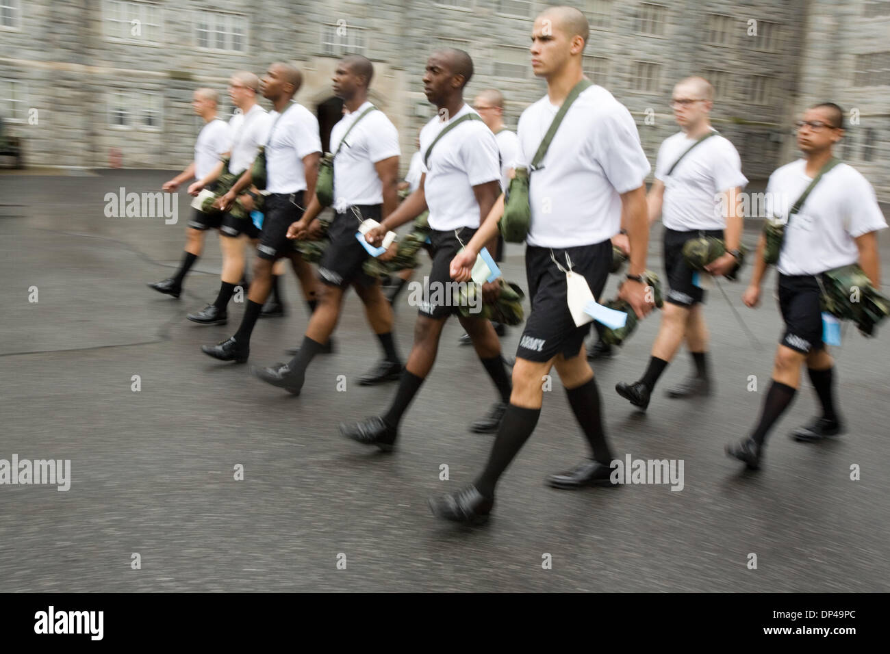 Jul. 13, 2006 - West Point, New York, U.S. - Learning to march, also ...