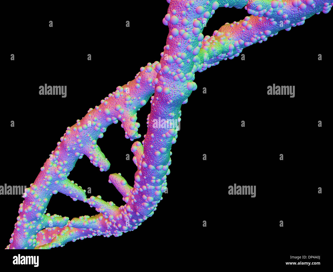Dna molecule black background hi-res stock photography and images - Alamy