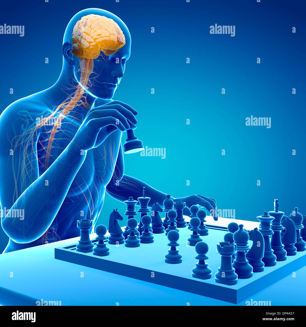 Chess player artwork hi-res stock photography and images - Alamy