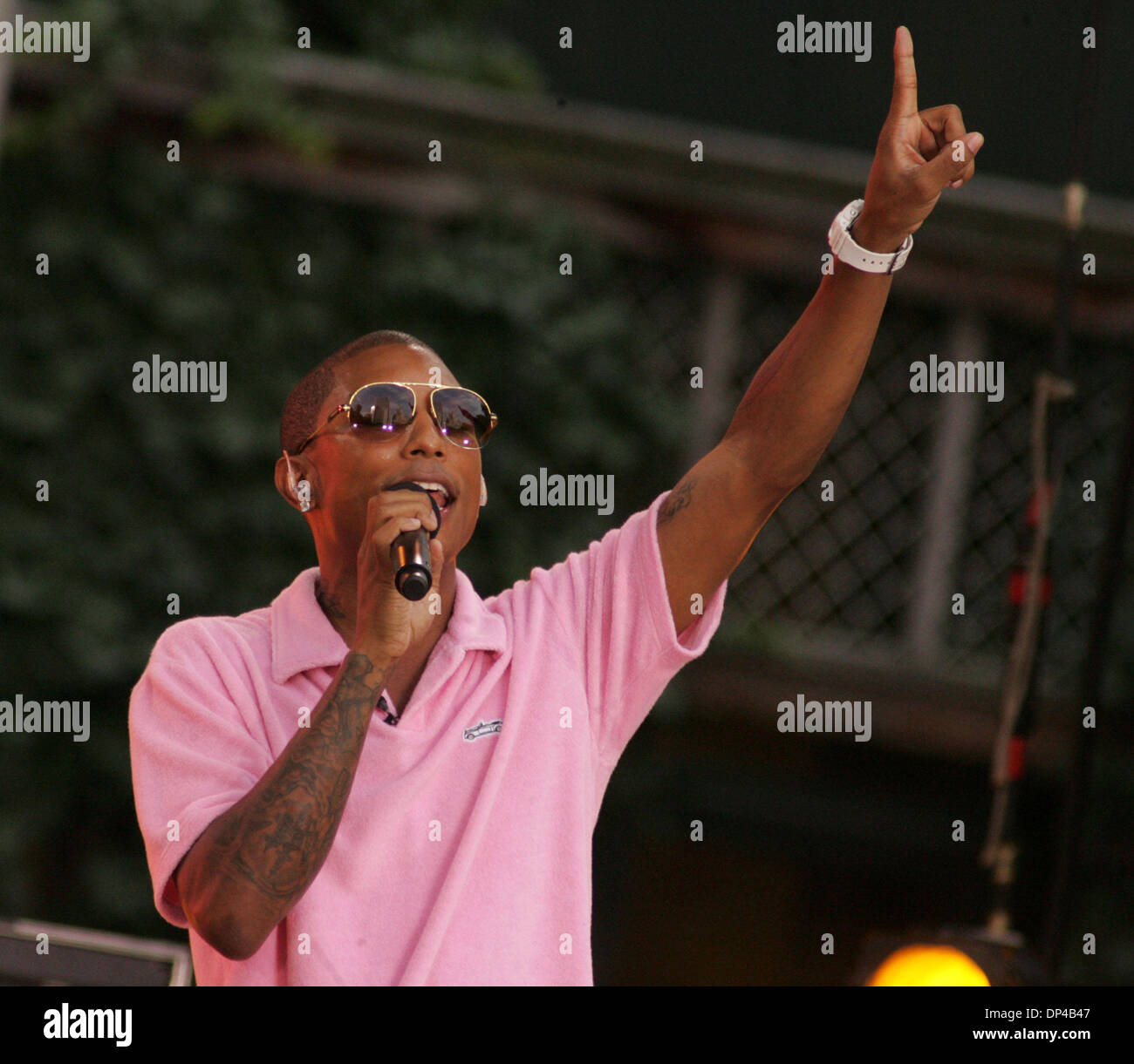 Aug 04, 2006; New York, NY, USA; Hip hop artist PHARRELL WILLIAMS ...