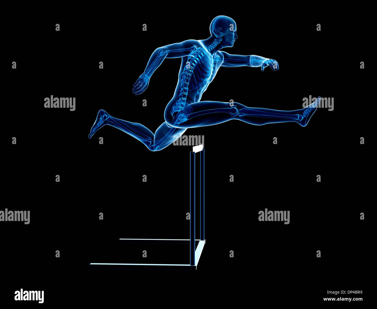 Human body skeleton jumping hi-res stock photography and images - Alamy