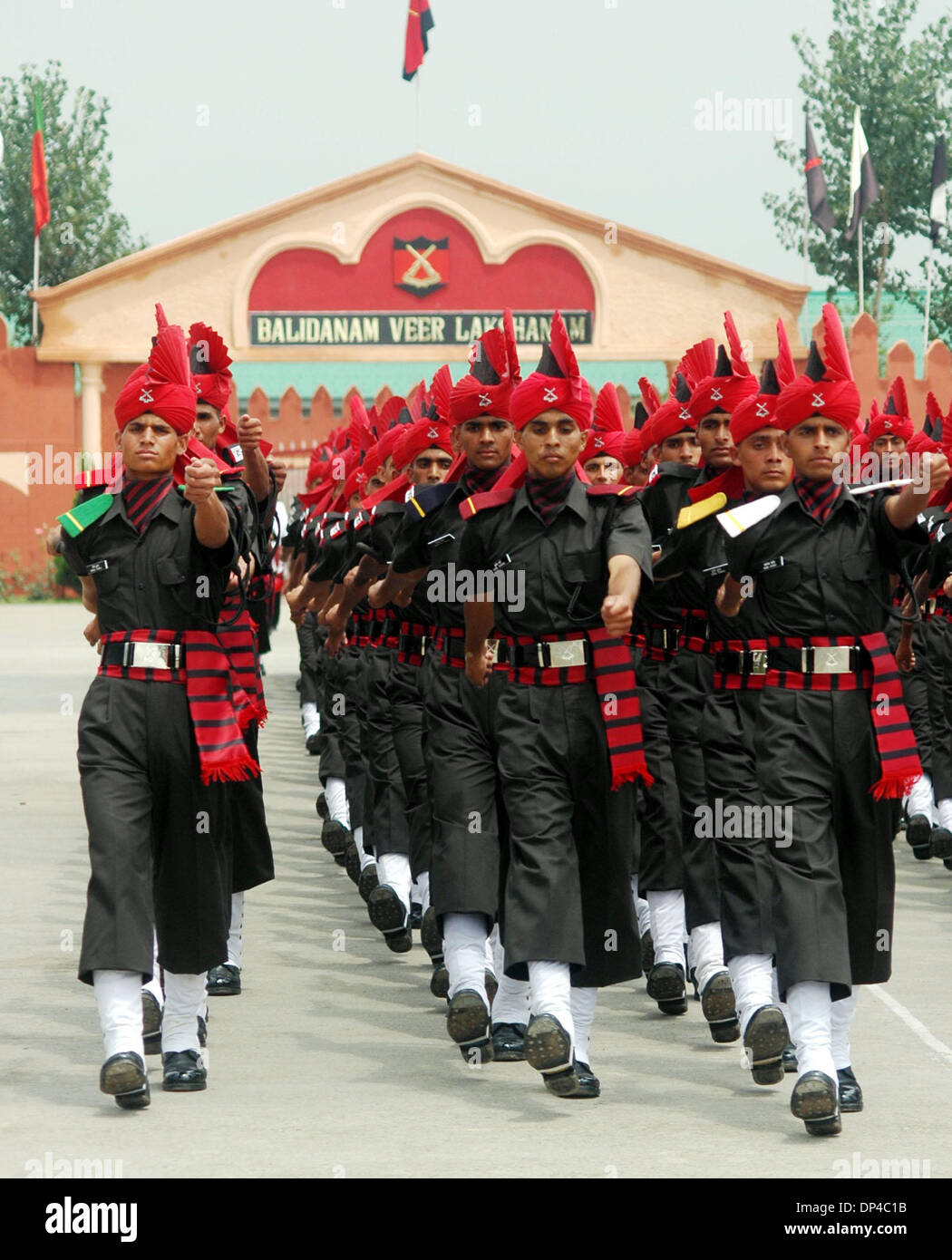 Aug 05, 2006; Srinagar, Kashmir, INDIA; Indian army personnel during a ...