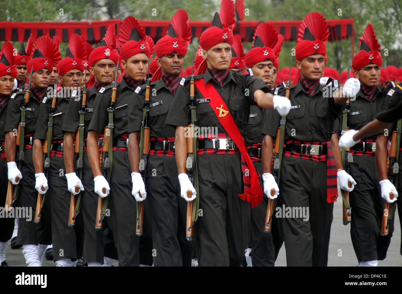 Aug 05, 2006; Srinagar, Kashmir, INDIA; Indian army personnel during a ...