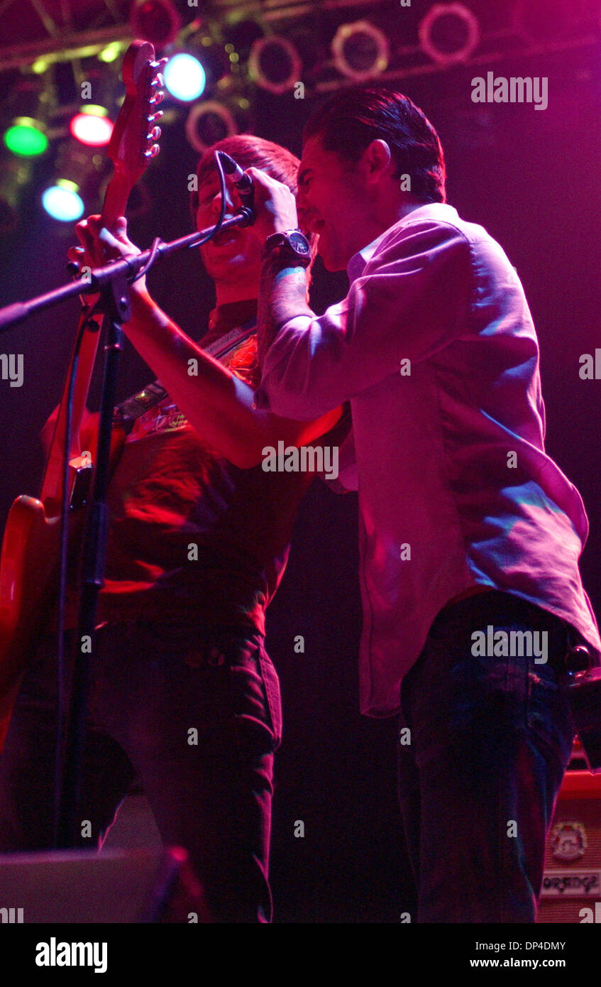 Aug 07, 2006; Myrtle Beach, SC, USA; Musician Say Anything and ...