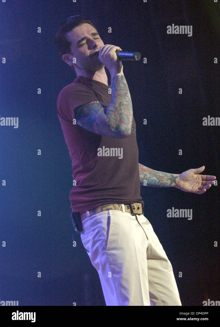 Aug 07, 2006; Myrtle Beach, SC, USA; Singer CHRIS CARRABBA of Dashboard ...