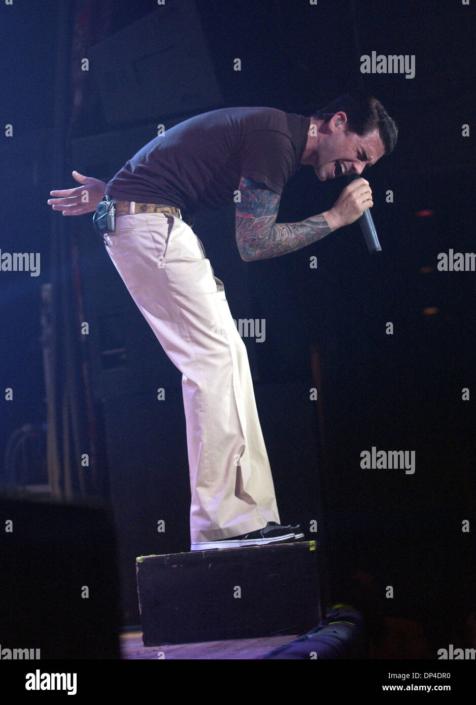 Aug 07, 2006; Myrtle Beach, SC, USA; Singer CHRIS CARRABBA of Dashboard ...
