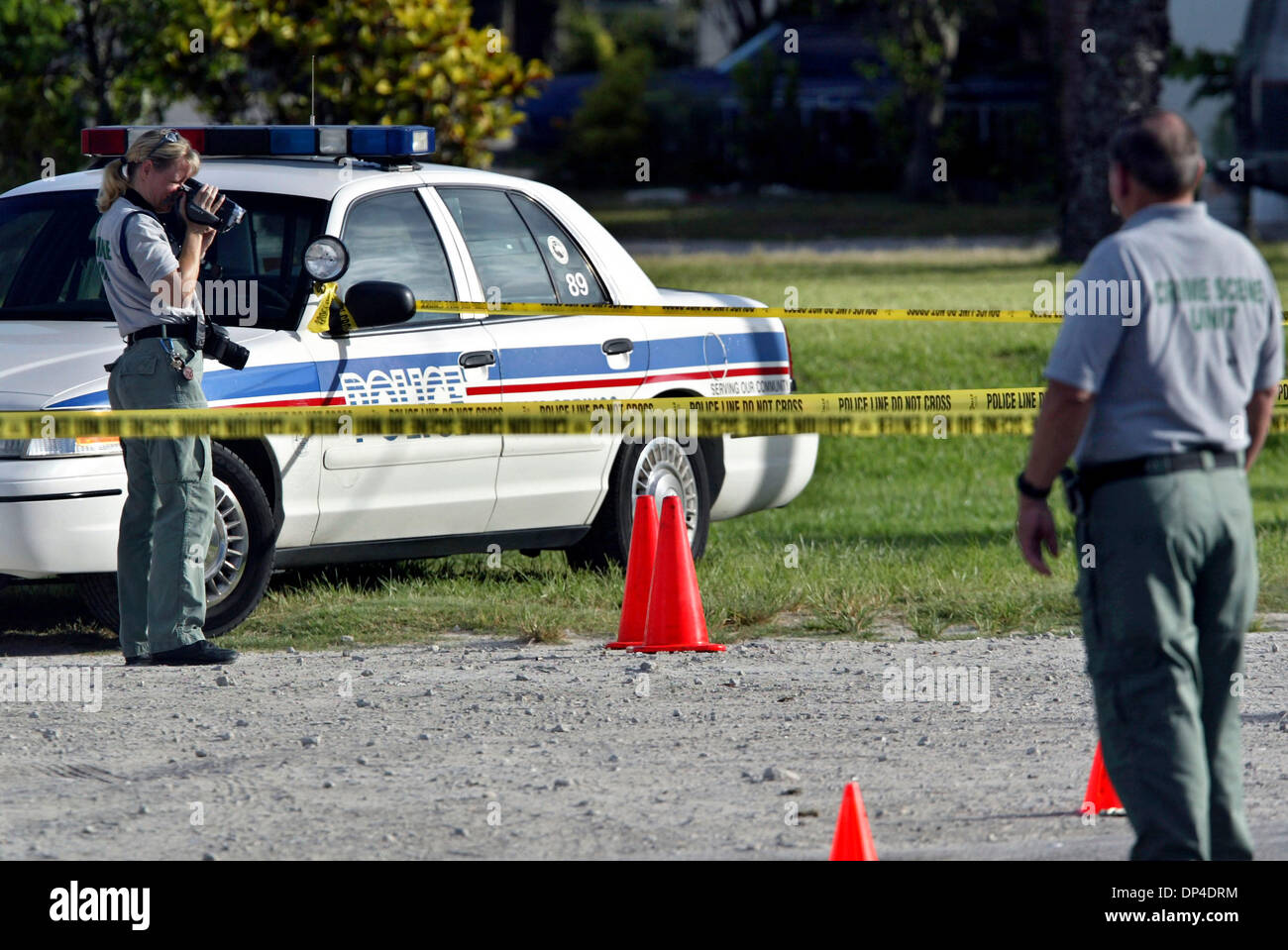 Videotape crime scene hi-res stock photography and images - Alamy