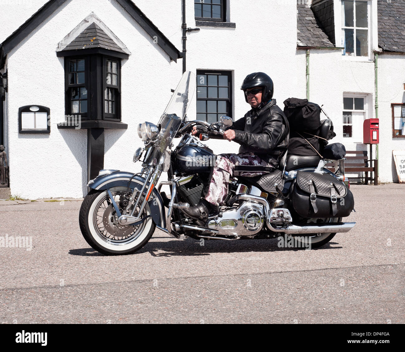 Motorcycle chopper highway helmet hi-res stock photography and images ...