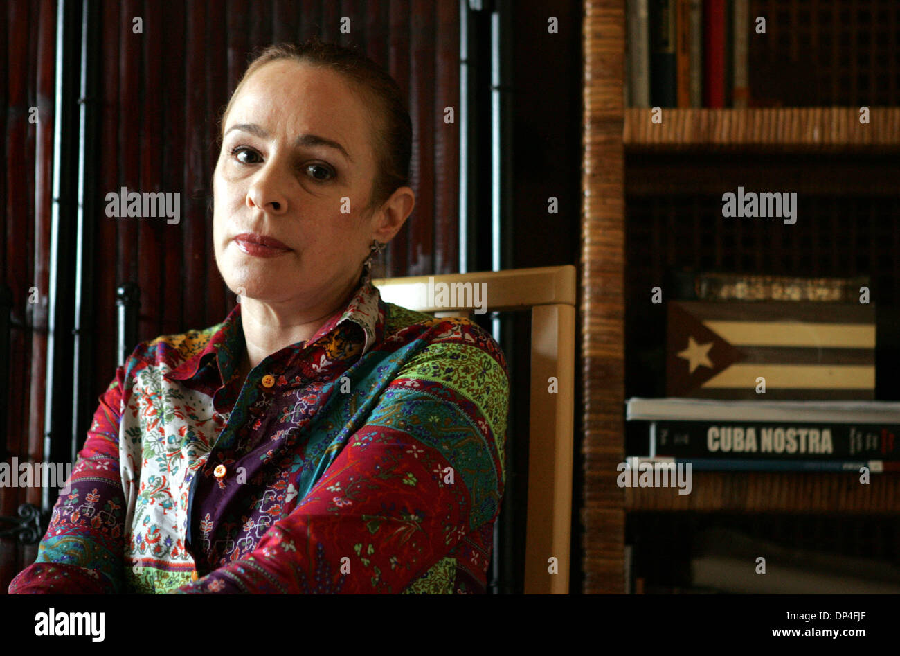 Aug 10, 2006; Miami, FL, USA; Fidel Castro's daughter ALINA FERNANDEZ ...