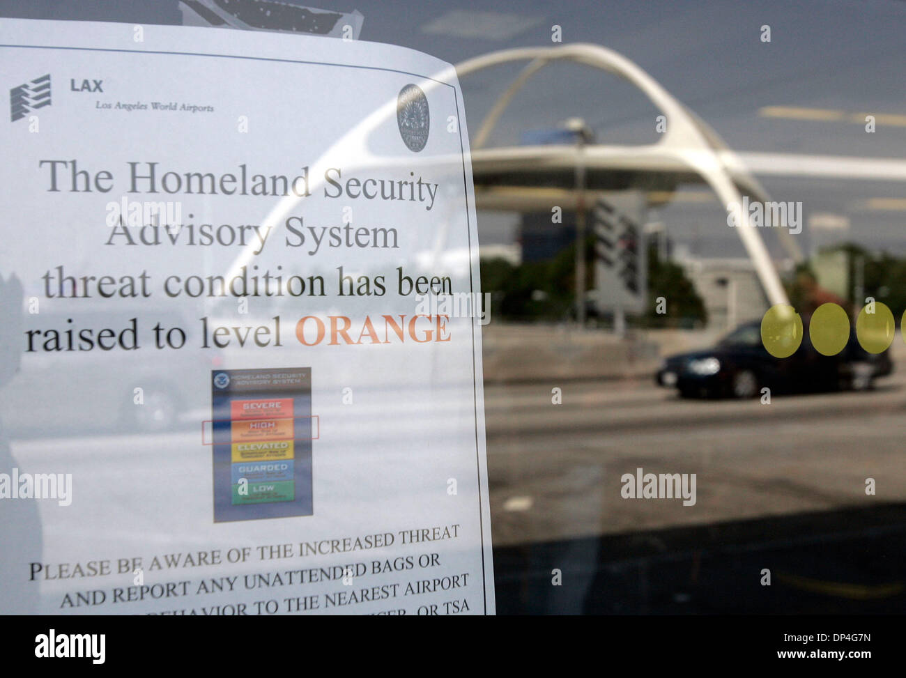 National security level orange hi-res stock photography and images - Alamy