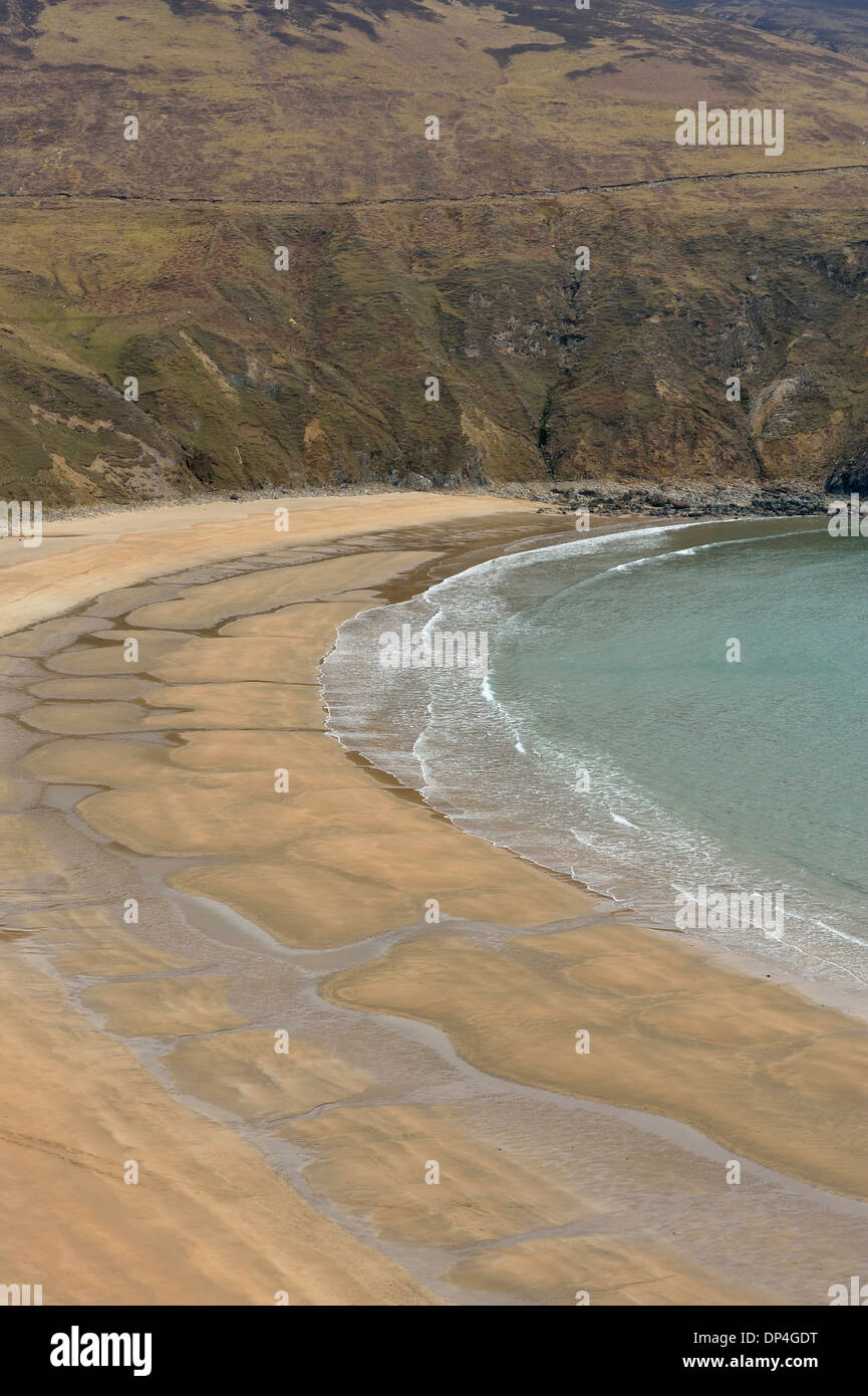 The Silver Strand, Malin Beg near Glencolumbkille Donegal Ireland Stock ...