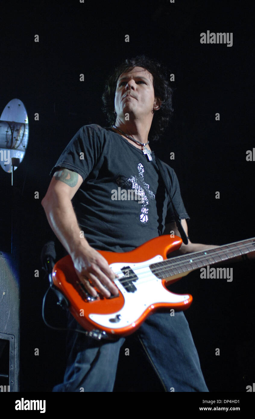 Aug 12, 2006; Virginia Beach, VA, USA; BOBBY DALL of Glam metal band ...