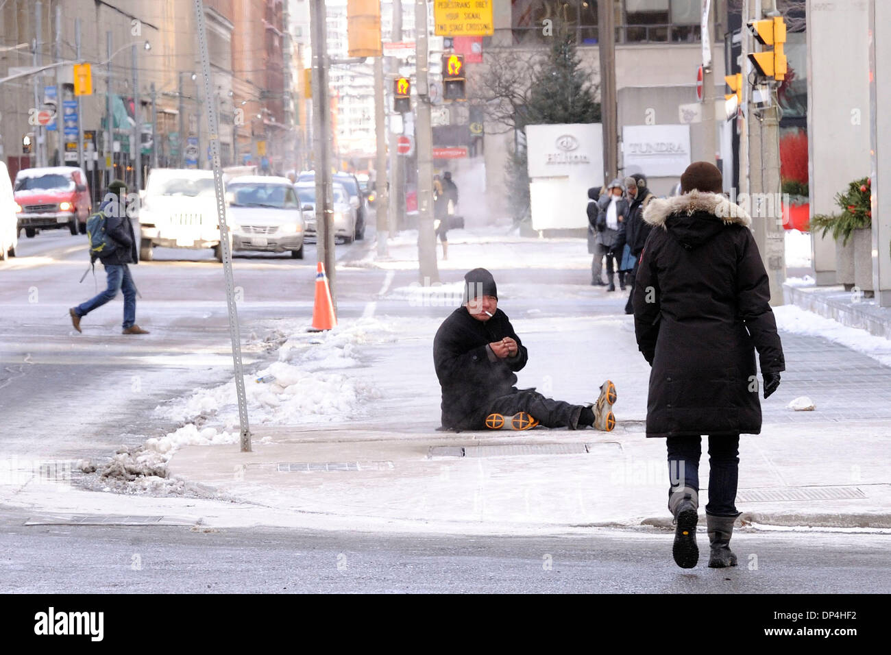 Homeless in downtown toronto hi-res stock photography and images - Alamy