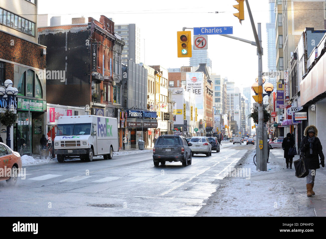 Toronto, Canada. 7th Jan 2014. The extreme cold weather with near minus ...