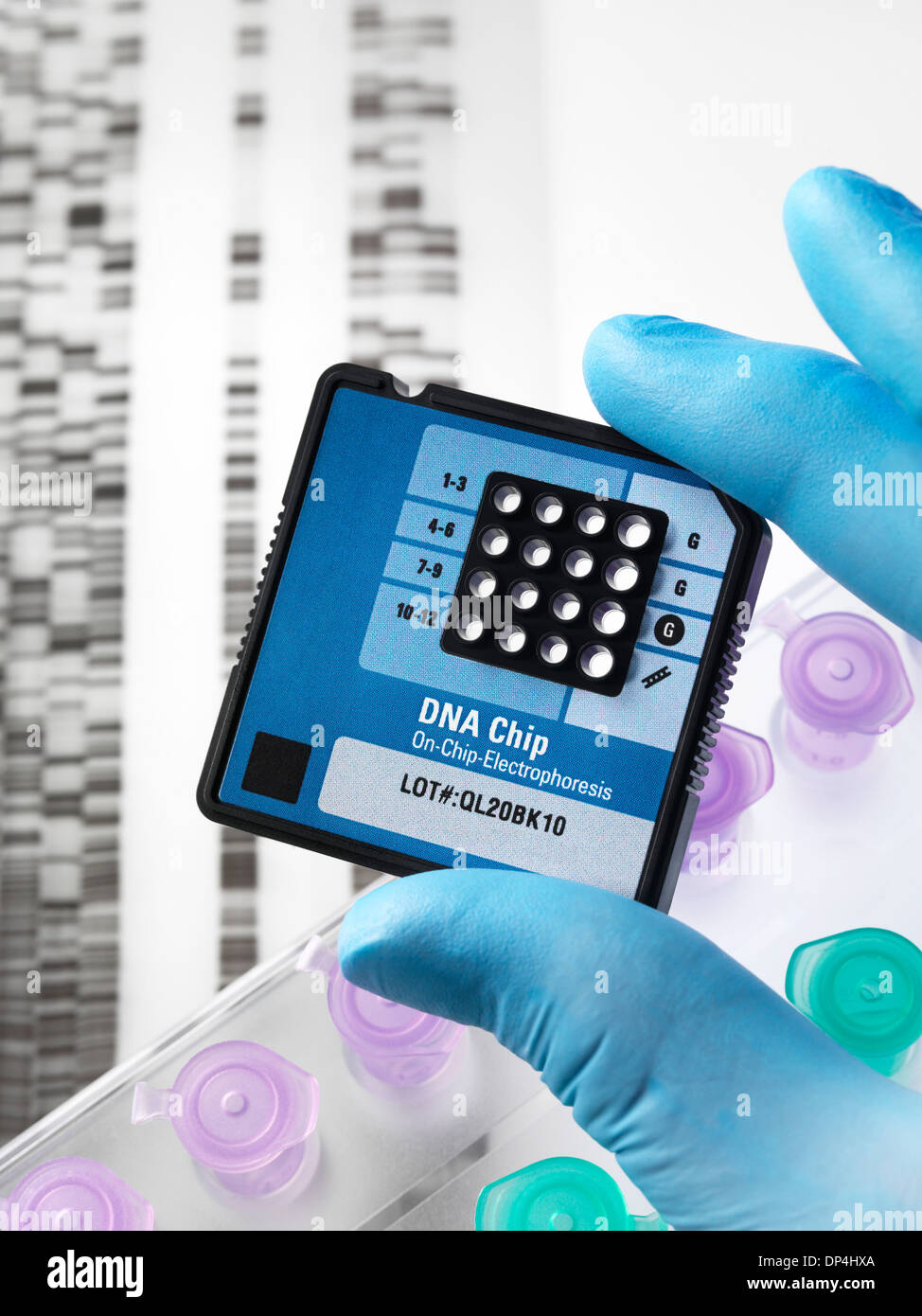 Genetic sequencing chip hi-res stock photography and images - Alamy