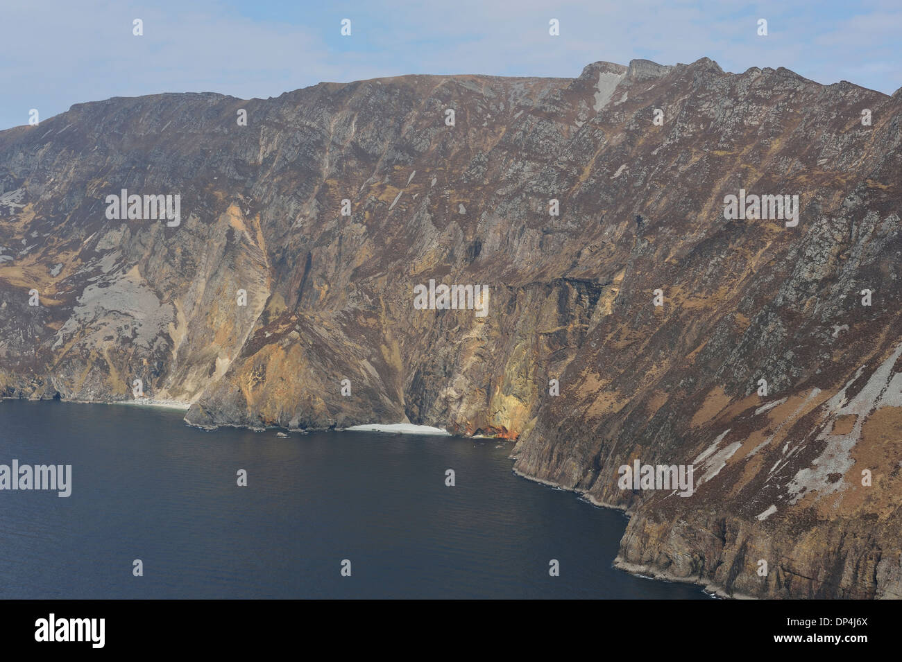 highest sea cliffs in Europe Slieve League Donegal Ireland Stock Photo ...