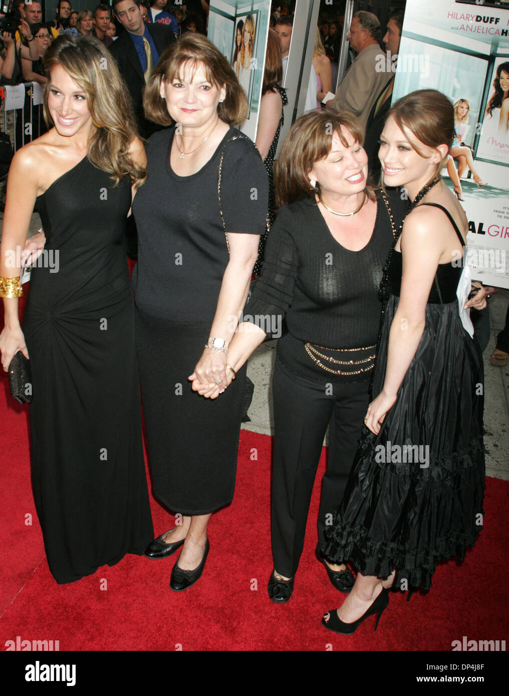 Aug 14, 2006; New York, NY, USA; Actresses HAYLIE and HILARY DUFF and ...